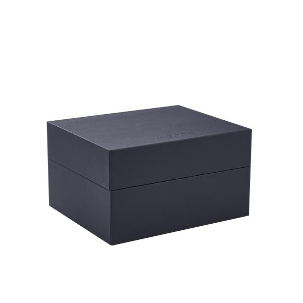 Black Leather Watch Box 1 Slot With Velvet Insert For Timepieces