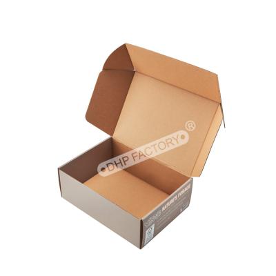 China Cajas de papel kraft personalizadas adecuadas para marcas ecológicas for sale