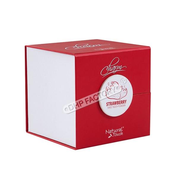 Rigid Cardboard Gift Box With Sliver Foil Stamping Coating Sleek And Durable