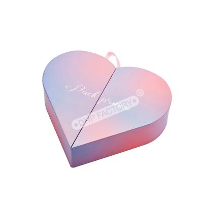 Cina Cosmetici di bellezza Scatole di abbonamento Imballaggi a forma di cuore in vendita