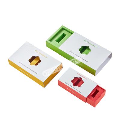 China Unique Skincare Lipstick Packaging Drawer Box With Sleeve for sale