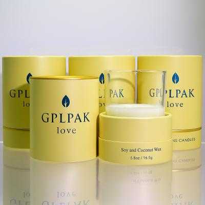 China Luxury Packaging Dark Green Kraft Paper Tube Aromatherapy Candle Cylinder Box With Digital Sample And Sponge Insert for sale