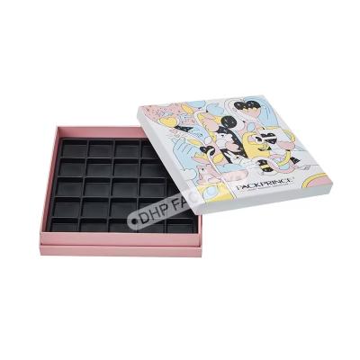 中国 プレミアム硬い四角形ラッフボックス チョコレートギフトパッケージングのための安全なブリスタートレイ 販売のため