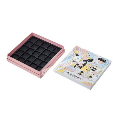 Cina Scatola Premium Rigida Quadrata con Raphe e Vassoio Blister Sicuro per Confezioni Regalo di Cioccolato in vendita