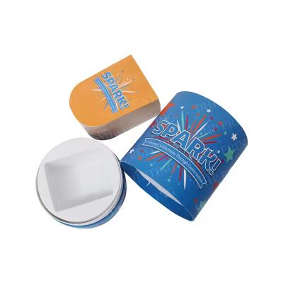 中国 高コントラスト ベビーフラッシュカード カスタム 視覚刺激学習活動カード 丸い箱 販売のため