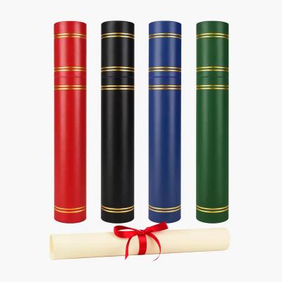 China Tubo de Diploma Personalizado Porta-Certificado de Graduação Cilindro Tubo de Papel Scroll Caixa à venda