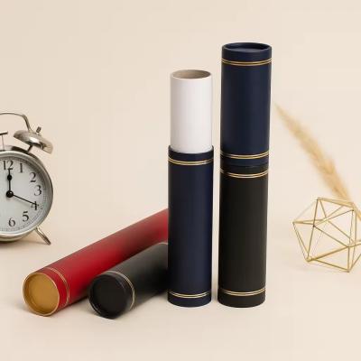 China Custom Diploma Tube Graduation Certificate Holder Cylinder Scroll Paper Tube Box for sale