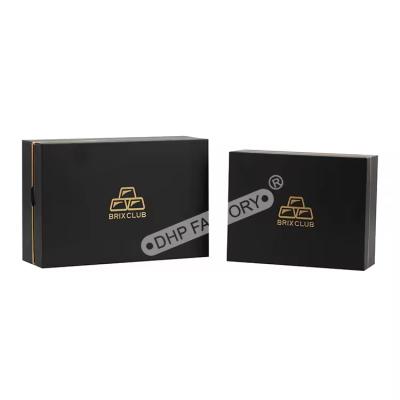 China High End Square Watch Box Elegant Paper Packaging With Hinged Lid And EVA Foam Pillow for sale