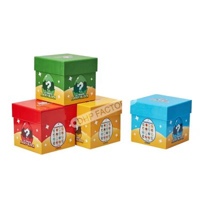 China Customized Lucky Box Surprise Mystery Gift Box Christmas Packaging For Toys And Dolls for sale