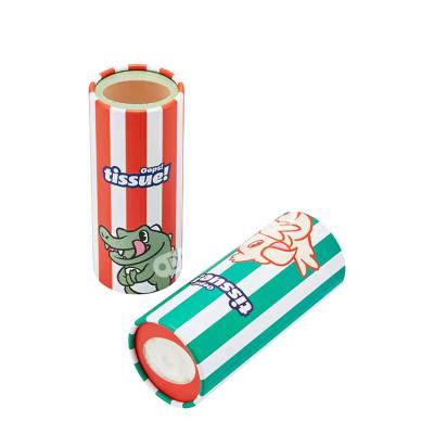 China Pastille Cylinder Packaging Box Custom Design Printing Round Shape Tube Paper Box for sale
