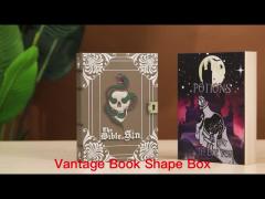 Kerst Wit Decoratieve Boeken Doos Voor Kind Geschenk Verpakking