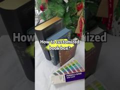 OEM ODM Service Ontwerper Decoratieve boekendozen met aangepast ontwerp