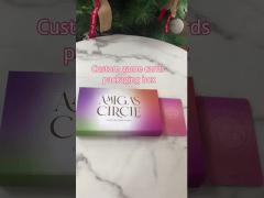 Game Cards Packaging Magnetic Boxes with Dividers