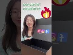 Caixas rígidas magnéticas pretas de alta qualidade, embalagens personalizadas para vestuário