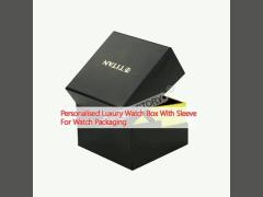 Personalised Luxury Watch Box With Sleeve For Watch Packaging