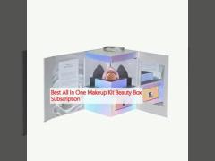 Premium All In One Custom Makeup Subscription Box Cosmetic Cardboard Boxes