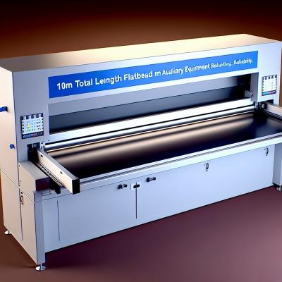 China 10m Total Length Flatbed Printer Auxiliary Equipment with 10-15m3/hour Output and Reliability for sale