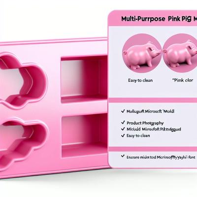 China Easy To Clean Pink Pig Mould for Multi-Purpose Pink for sale