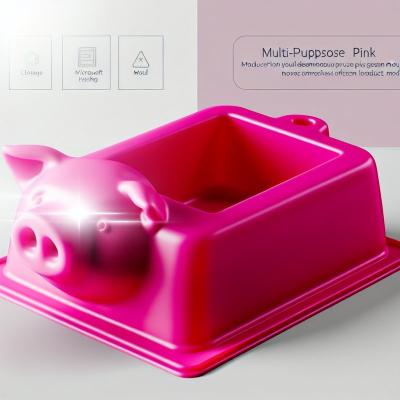 China Easy To Clean Pink Pig Mould for Multi-Purpose Pink for sale