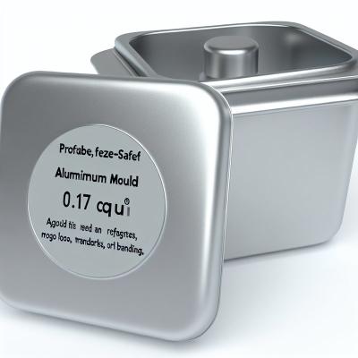 Cina 0.17 Stampo di prodotti in alluminio cubo per congelatori sicuri e durevoli in vendita