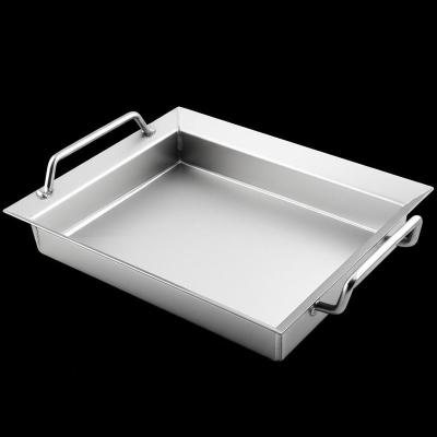China Large Size 5 Quart Capacity Dross Pan with Double Handle for Efficient Waste Residue Handling for sale