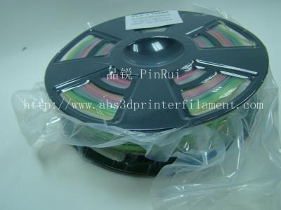 中国 1.75 / 3.0 Mmの勾配色3dプリンター フィラメントのRainbown色PLA 3dのフィラメント 販売のため