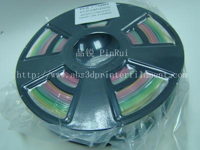 中国 1.75 / 3.0 Mmの勾配色3dプリンター フィラメントのRainbown色PLA 3dのフィラメント 販売のため