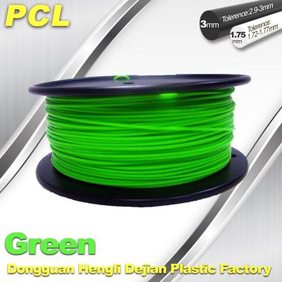 Cina PCL low temperature filament, 0.5kg/ roll ,1.75 /3.0mm, DEJIAN factory in vendita
