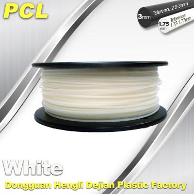 China Filamento da baixa temperatura, fFilament de PCL, 0.5kg/rolo, /3.0mm 1,75. à venda