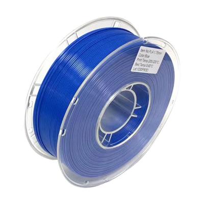 China PLA 3D Printer Filament 1 kg Spool, 1.75 mm Blue for sale