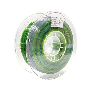 China PINRUI Flexível Impressora 3D Filamento verde 8 cores 1,75mm 3mm 1,0kgs Tipo HP Muito flexível ShoreA95 for sale