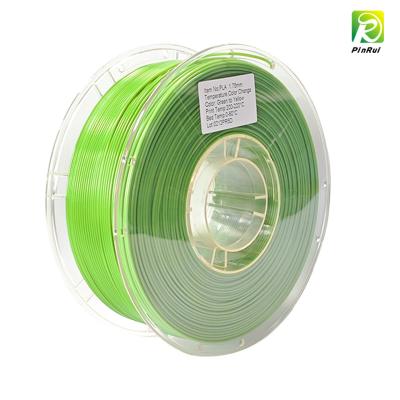 China PINRUI 1kg Two-Color Temperature-Responsive PLA 3D Printing Filament Thermal-Active Color-Changing Silk for Plastic Rods for sale