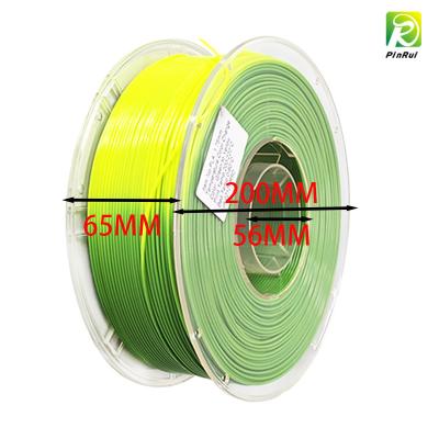 China PINRUI 1kg Two-Color Temperature-Responsive PLA 3D Printing Filament Thermal-Active Color-Changing Silk for Plastic Rods for sale