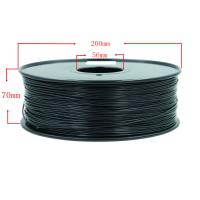 China Black PLA 3D Printer Filament 1.75mm 1kg Spool 334m Dimensional Accuracy ±0.03mm for sale