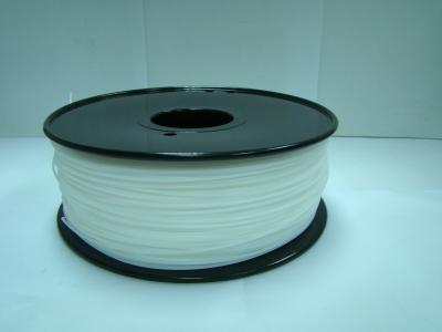 China Custom White HIPS 3D Printer Filament 1.75mm / 3mm , Reusable 3D Printing Material for sale