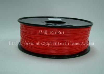 Cina Abitudine 1kg dell'ABS/materiali di consumo luminosi della stampante 3d filamento rosso fluorescente del rotolo in vendita