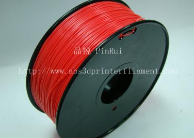 Cina Abitudine 1kg dell'ABS/materiali di consumo luminosi della stampante 3d filamento rosso fluorescente del rotolo in vendita