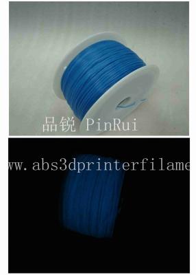 Cina Incandescenza del filamento 3mm dell'ABS nel filamento scuro 1kg blu/bobina della stampante 3d in vendita