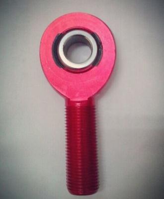 China Auto parts 5/8 - 18 Aluminum Rod End AM10 , Nylon Race , Anodized Red for sale