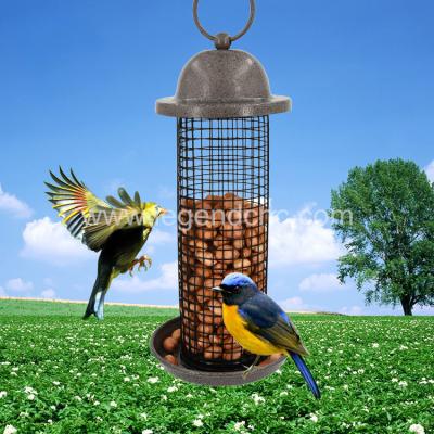 China Malha do metal que pendura o alimentador selvagem do pássaro para a resistência do bom tempo do jardim à venda