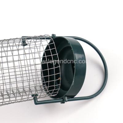 China Garden Hanging Wild Bird Feeder With Plastic Metal Mesh Weather Proof for sale