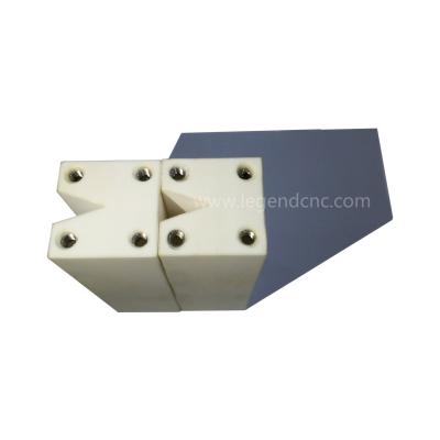 China De witte Plastic CNC Mechanische gedeelten van PTFE, de Oppoetsende CNC van de Oppervlaktebehandelingsdouane Dienst Te koop