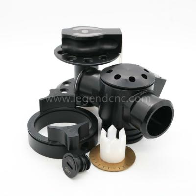 China Projete 5 serviços fazendo à máquina do CNC da linha central para as peças de nylon do PC do AUGE do ABS à venda