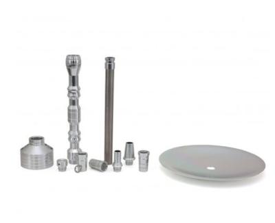 China Height 72cm Two Hose Stainless Steel 304 Hookah for sale