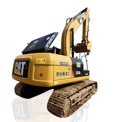 Cina Usato Caterpillar 323 Escavatori idraulici 1.4m3 Capacità del secchio Ottima condizione in magazzino in vendita