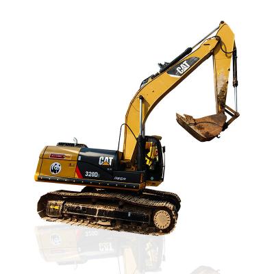 Cina Escavatore usato Caterpillar 320D 1m3 Capacità del secchio 103kw Potenza nominale Alta efficienza in vendita