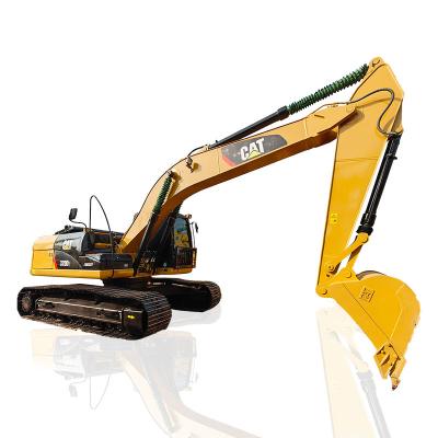 Cina Usato Caterpillar 320D2 Escavatore 1m3 Capacità del secchio Escavatori da trascinamento 112kw Potenza nominale in vendita