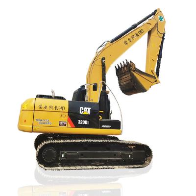 Cina Usato Caterpillar 320D crawler Escavatore 103kw Potenza nominale 1m3 grande Capacità del secchio in vendita
