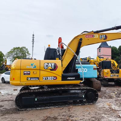 Cina Usato Caterpillar 313D2GC Escavatore 0,53m3 Capacità del secchio Corto orario di lavoro Motore originale in vendita