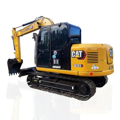 Cina Usato Caterpillar 307E2 piccolo scavatore da striscio 135L Serbatoio di carburante 0,3m3 Capacità del secchio in vendita